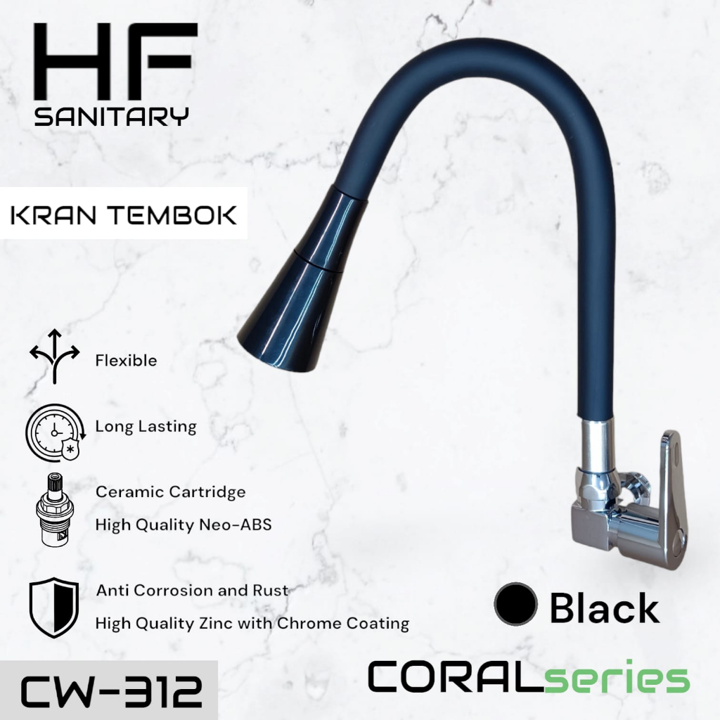 Jual CW HF Sanitary Kran Angsa CWall - 312 TEROMPET 1/2 IN / Keran ...