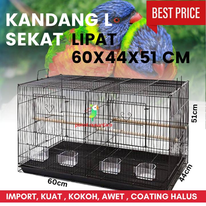 Jual kandang Large hewan burung kotak besar sekat hewan peliharaan ...