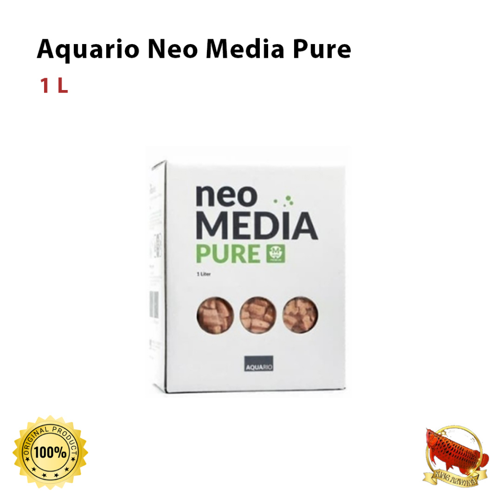 Jual Aquario Neo Media Pure Premium 1 L filter media bakteri | Shopee ...