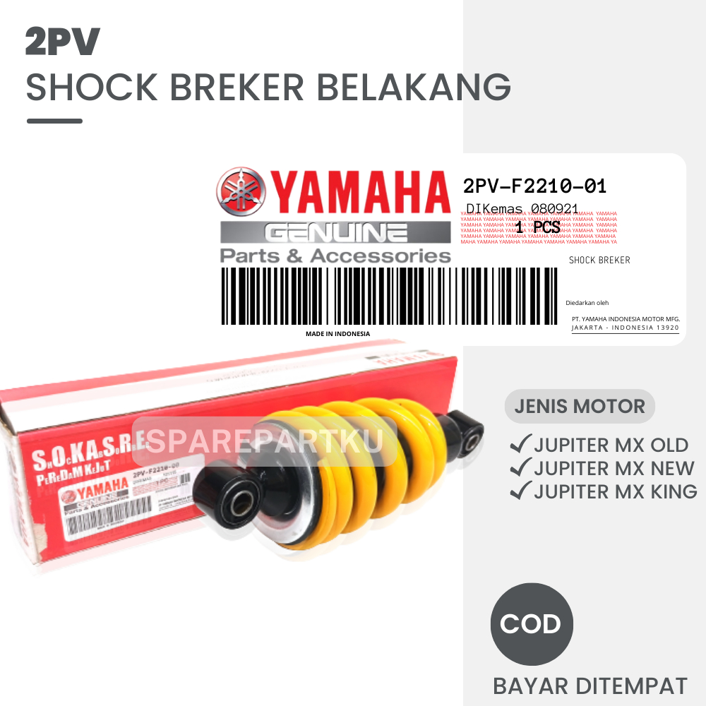 Jual 2PV SOKBREKER BELAKANG YAMAHA JUPITER MX KING LAMA BARU 135 150 / PEREDAM KEJUT ...