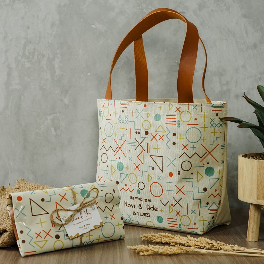 Jual BEST SELLER SOUVENIR PERNIKAHAN BAHAN KANVAS POLYESTER WATERPROF ...