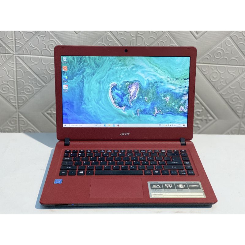 Jual Laptop Acer Es1-432 merah Intel N3350 Ram 10 GB SSD 256 GB ...