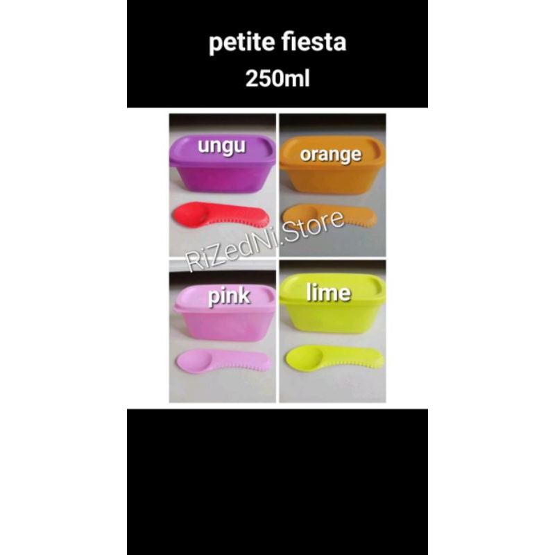 Jual petite fiesta tupperware / petit fiesta tupperware | Shopee Indonesia