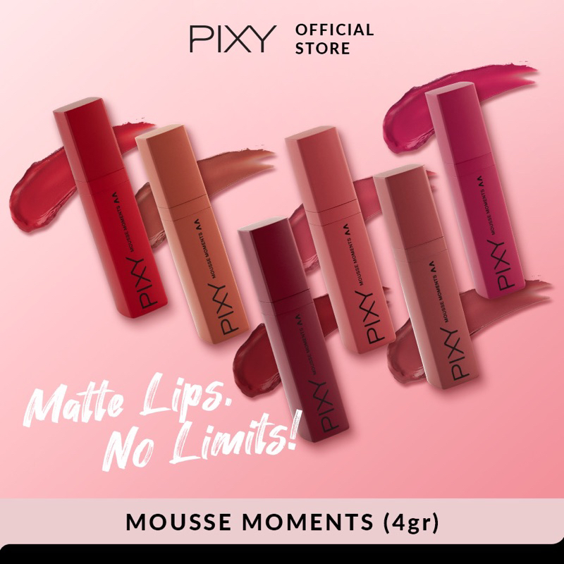 Jual PIXY MOUSSE MOMENTS MATTE LIP CREAM | Shopee Indonesia