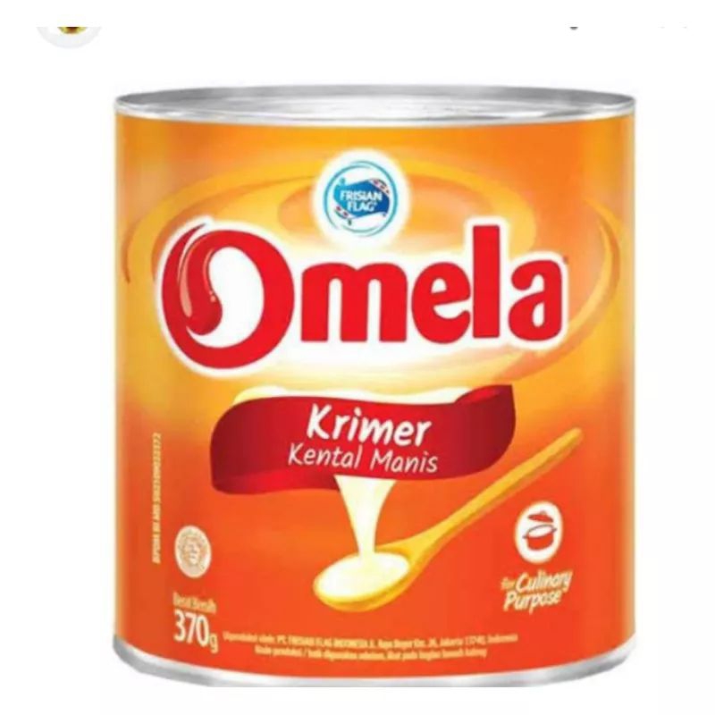 Jual HypeMart - OMELA Plain susu kental manis kaleng 370gr | Shopee Indonesia