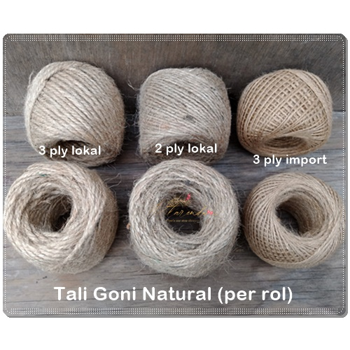 Jual Tali Goni Natural (per rol) | Shopee Indonesia