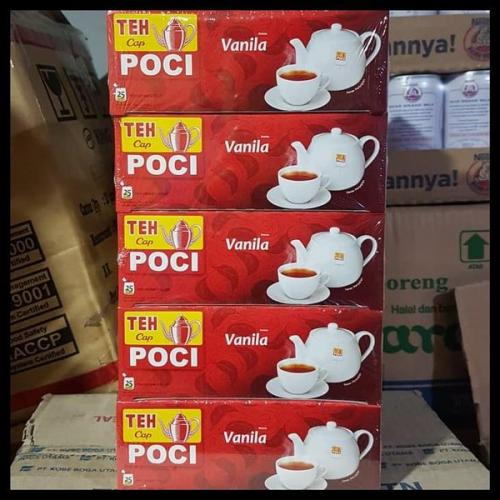 Jual Teh Poci Vanilla Minuman Instant @25s/1box | Shopee Indonesia