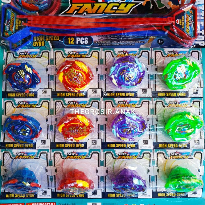 Jual TGA Fast Fancy High Speed Gyro Mainan Gasing Tarik Beyblade ...