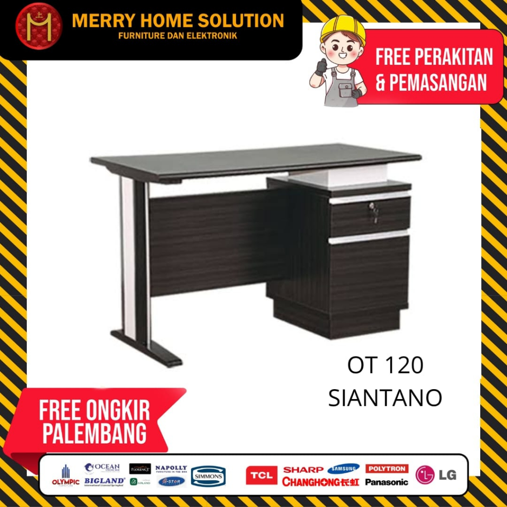 Jual Meja kerja minimalis / meja kantor / meja belajar siantano OT 120 ...