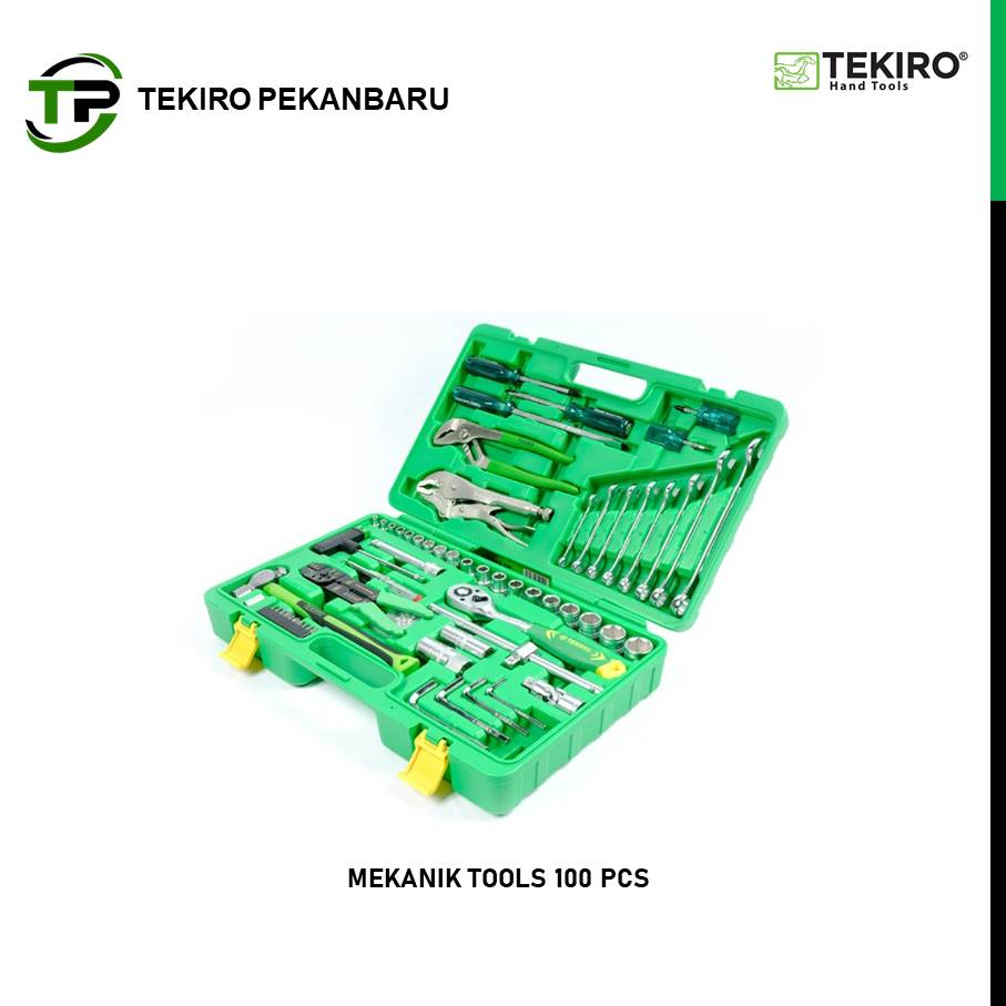 Jual TEKIRO MEKANIK TOOL 100PCS BOX PLASTIK | Shopee Indonesia