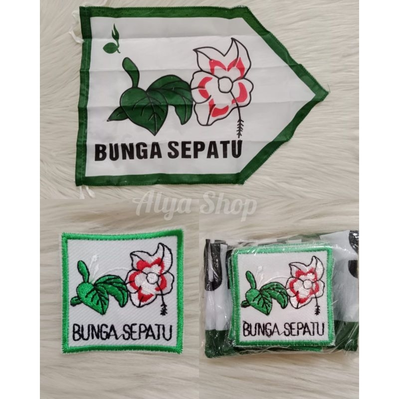 Jual BET REGU BUNGA SEPATU | Bet Tanda Regu Bunga | Tanda Regu Bordir ...