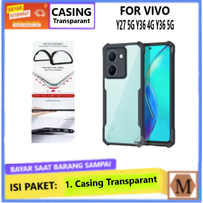 Jual Casing Vivo Y27 5G Y27s Y36 4G Y36 5G Case Transparan SoftCase ...