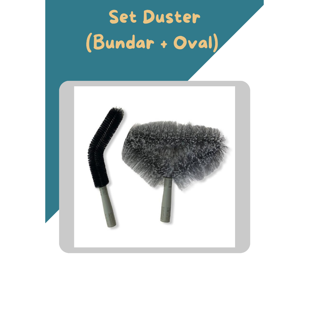 Jual Sapu Plafon Set Duster 1 Set (Bundar + Oval) - Alat Kebersihan ...