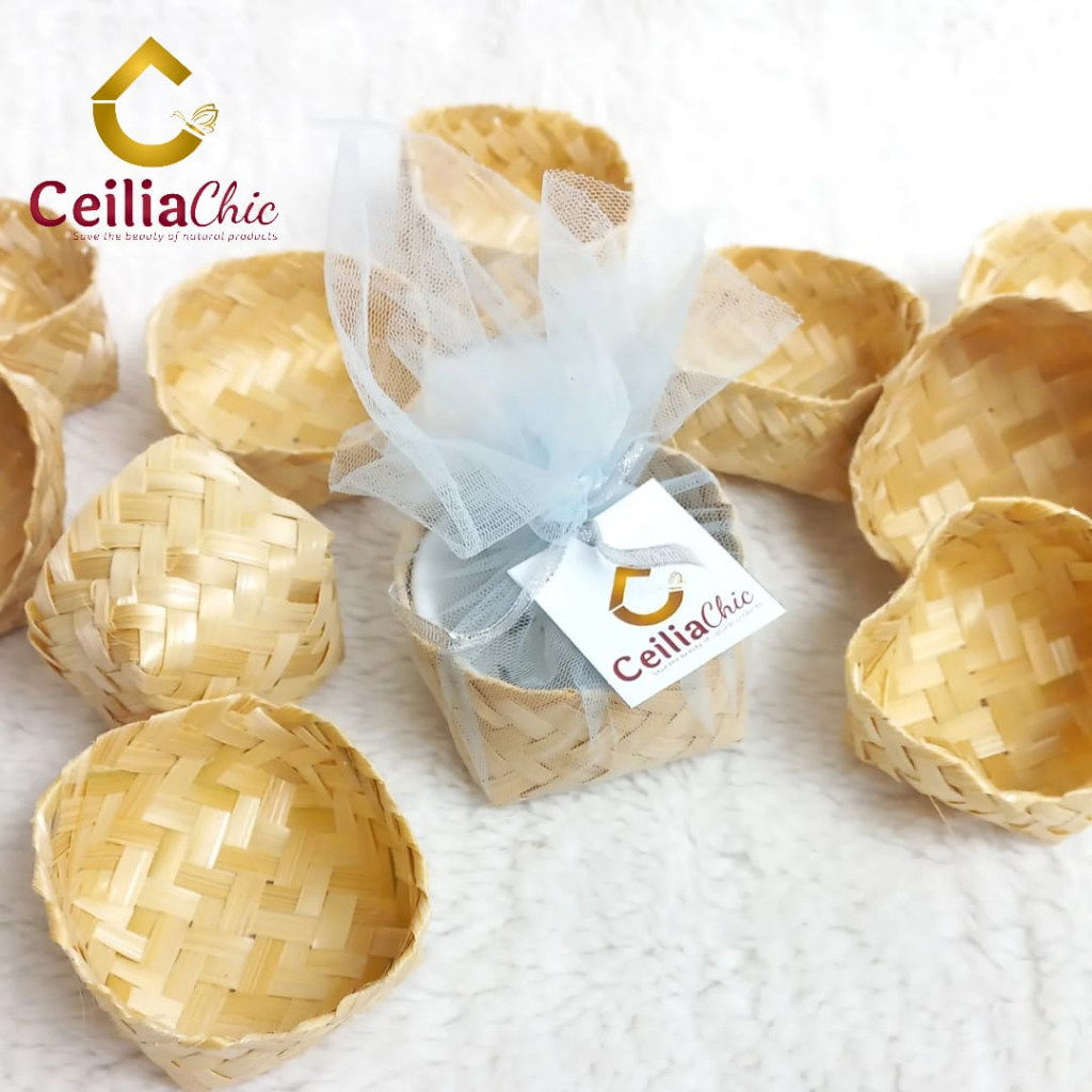 Jual Besek Mini Kecil 5 X 5 cm Besek Souvenir | Besek Tempat Lauk ...