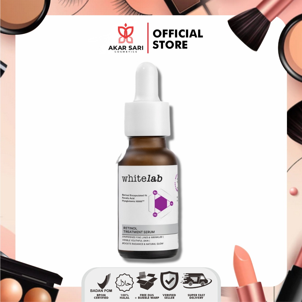 Jual WHITELAB RETINOL TREATMENT SERUM - Serum Anti Aging 15 ml | Shopee ...