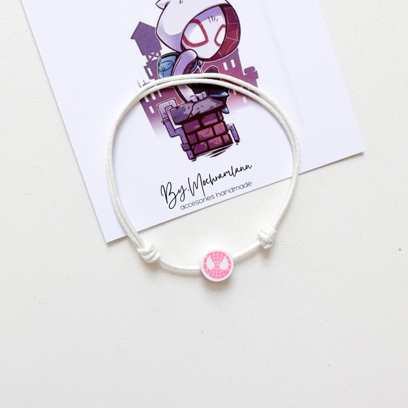 Jual Gelang Couple Spiderman Miles Morales & Gwen Stacy | Spiderman ...