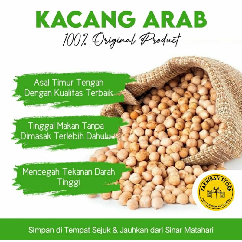 Jual Kacang Arab Premium 500gr Kacang Jagung Kacang Arab 1kg Kacang ...