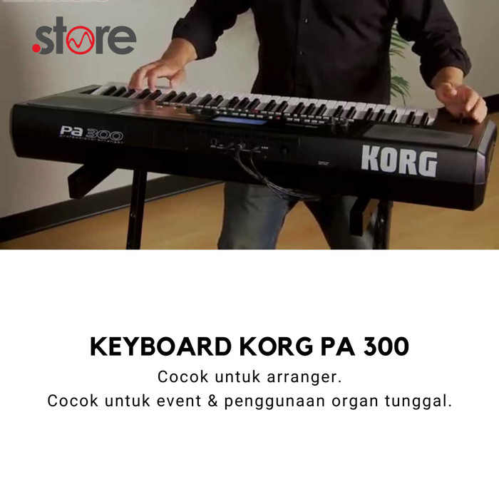 Jual Keyboard Profesional Arranger KORG PA300 PA-300 | Shopee Indonesia