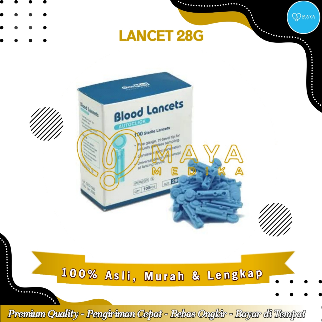 Jual Lancet 28G Box isi 100 | Shopee Indonesia