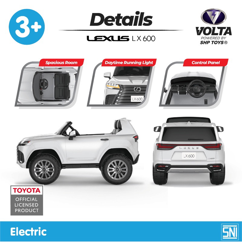 Jual Mobil Aki Anak VOLTA 5078 Lexus LX 600 5077 Toyota Land Cruiser ...