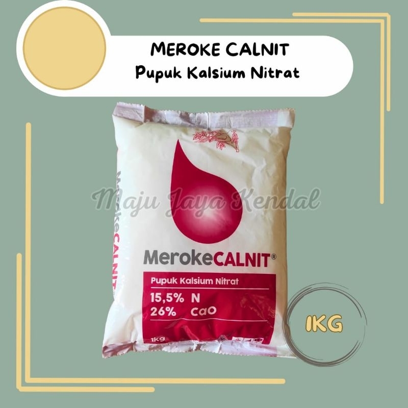 Jual MEROKE CALNIT (KALSIUM NITRAT) 1KG KEMASAN PABRIK- HIDROPONIK ...