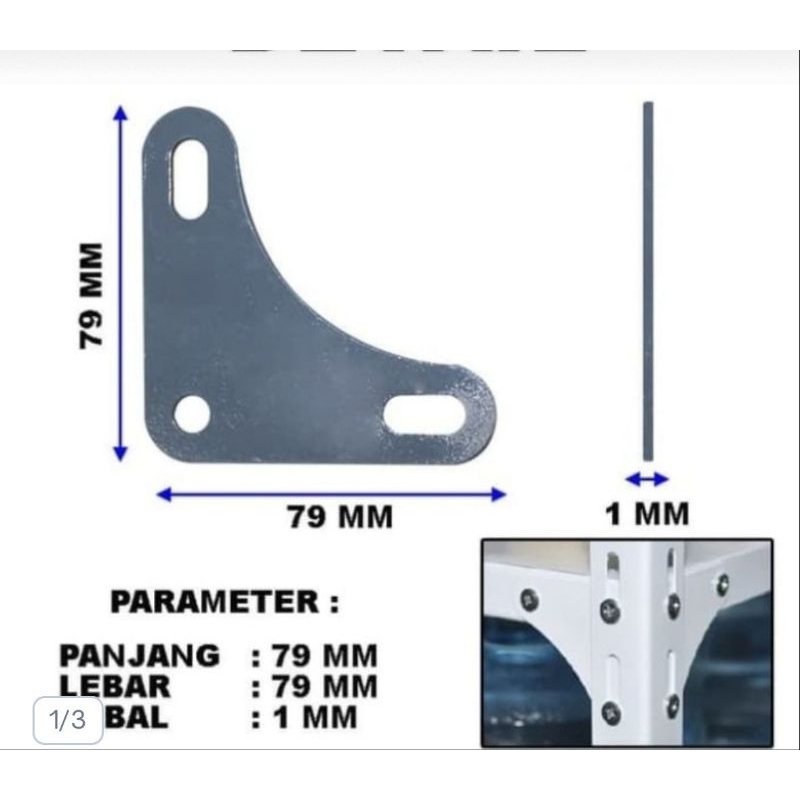 Jual besi plat L siku segitiga barang baru | Shopee Indonesia