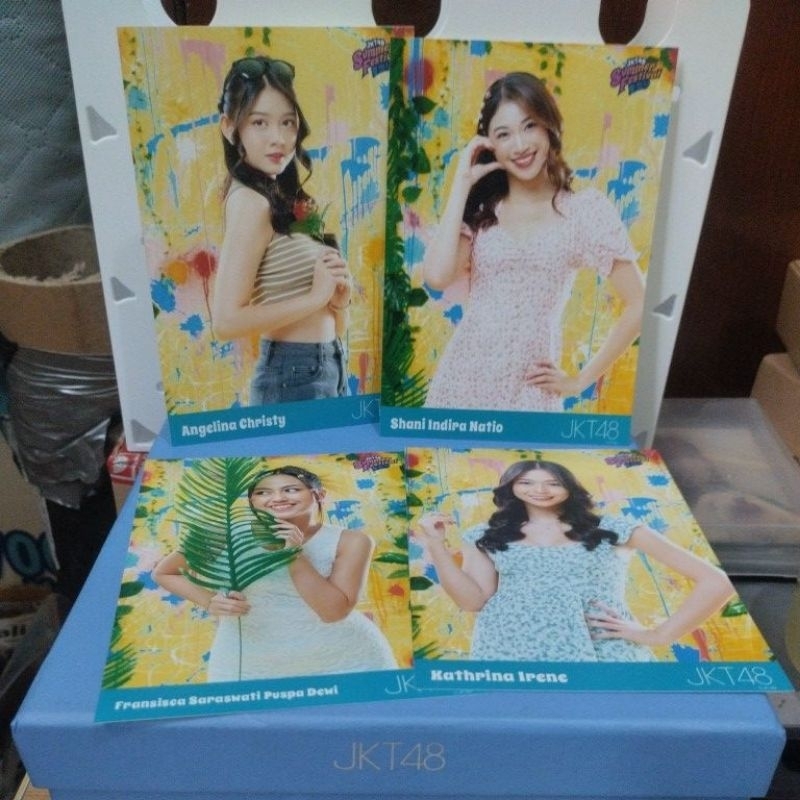Jual (DISKON VIA SHOPEELIVE) OFFICIAL PHOTOPACK PP SHANI FREYA CHRISTY SISCA JKT48 SUMMER ...