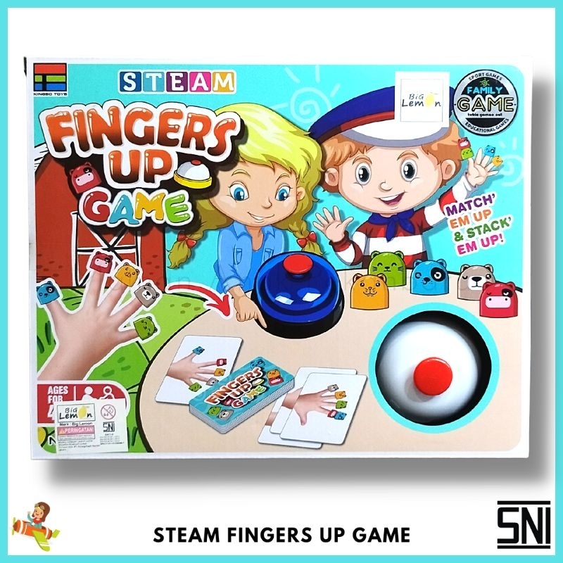 Jual Mainan Game Family And Friends Steam Fingers Up Meja Jari | Shopee ...