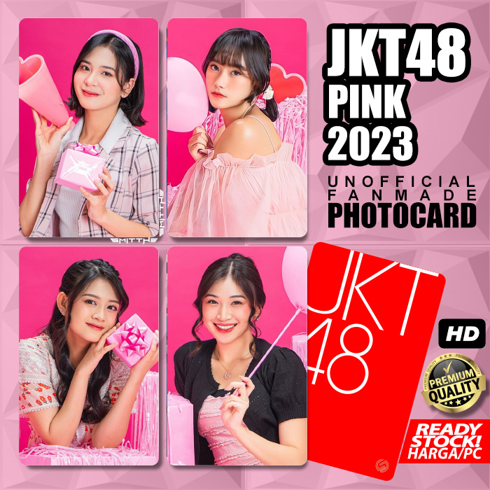 Jual Photocard 2023 PINK Edition JKT48 Unofficial Photo Card Kartu | Shopee Indonesia