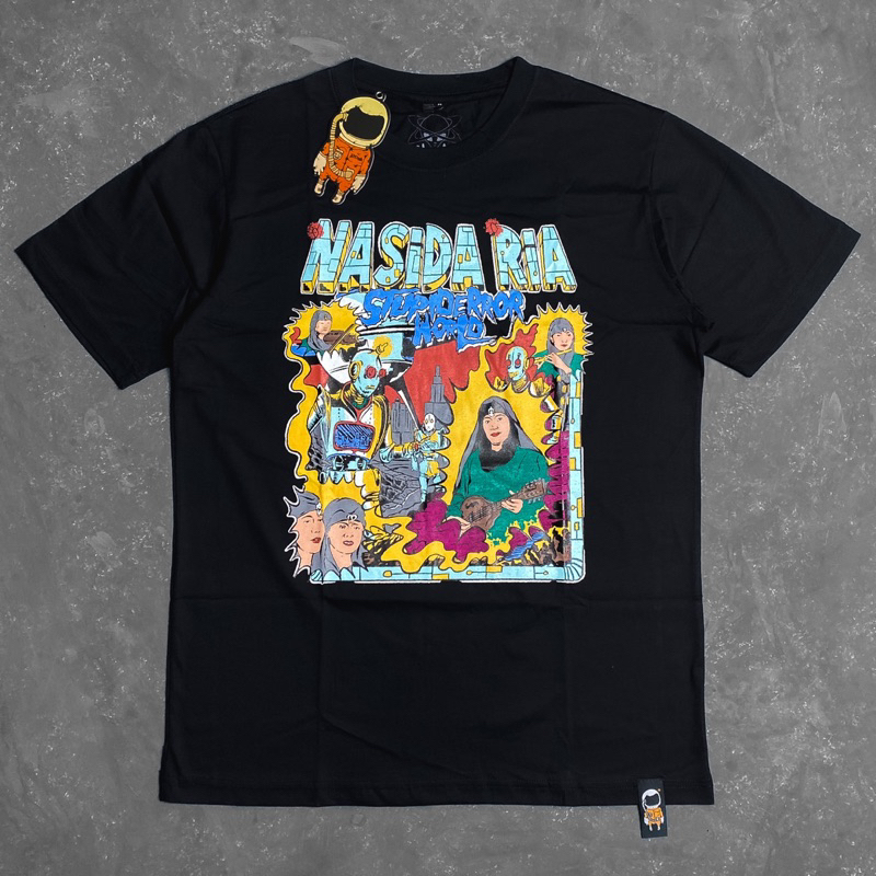 Jual Nasida Ria X Stupiderror - Tahun 2000 (Tshirt Black) | Shopee ...