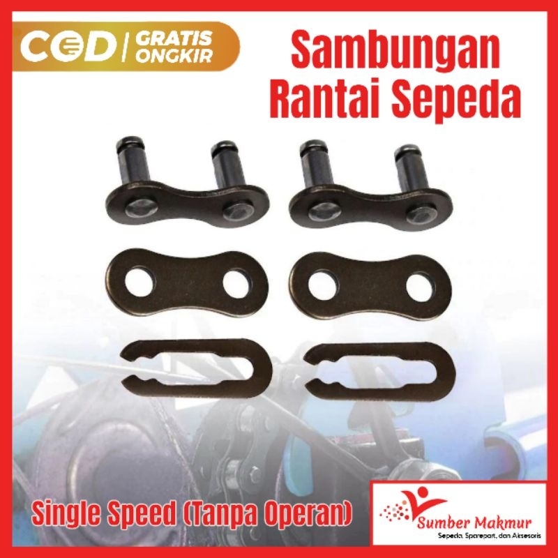 Jual Sambungan Rantai Sepeda Single Speed Tanpa Operan Sambungan Rantai ...