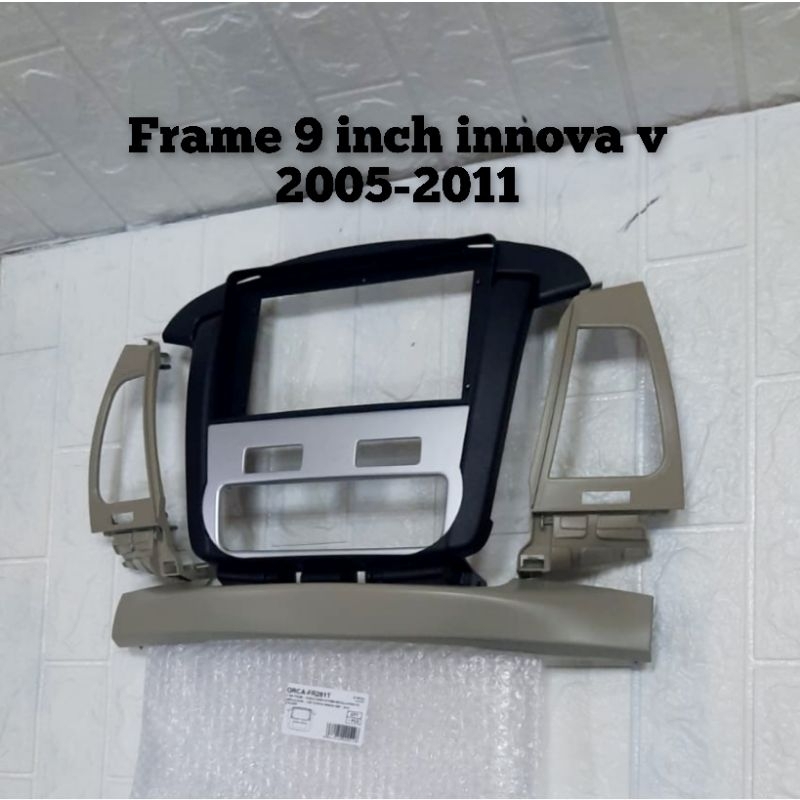 Jual frame head unit android 9inch innova v 2005-2011 ac digital ...