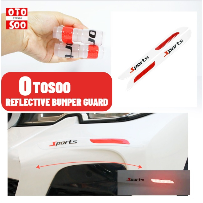Jual OTOSOO BUMPER GUARD REFLECTIVE TRANSPARANT EGP- STICKER BUMPER ...