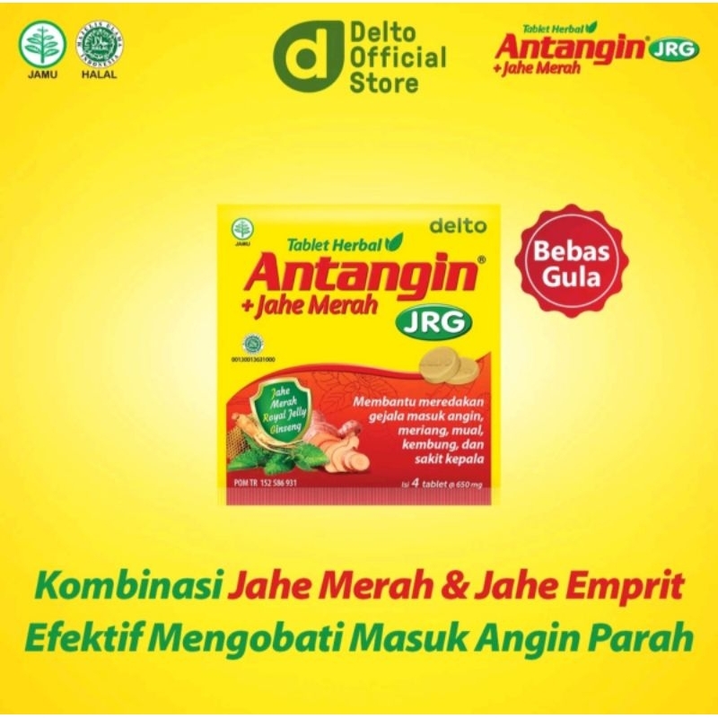 Jual Antangin Tablet Plus Jahe merah Bebas Gula | Shopee Indonesia