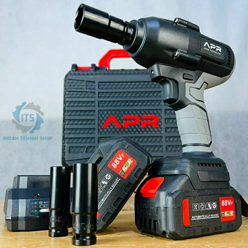 Jual Promo Impact Wrench APR JAPAN JUMBO 88V 1500Nm Fullset Koper 2 ...