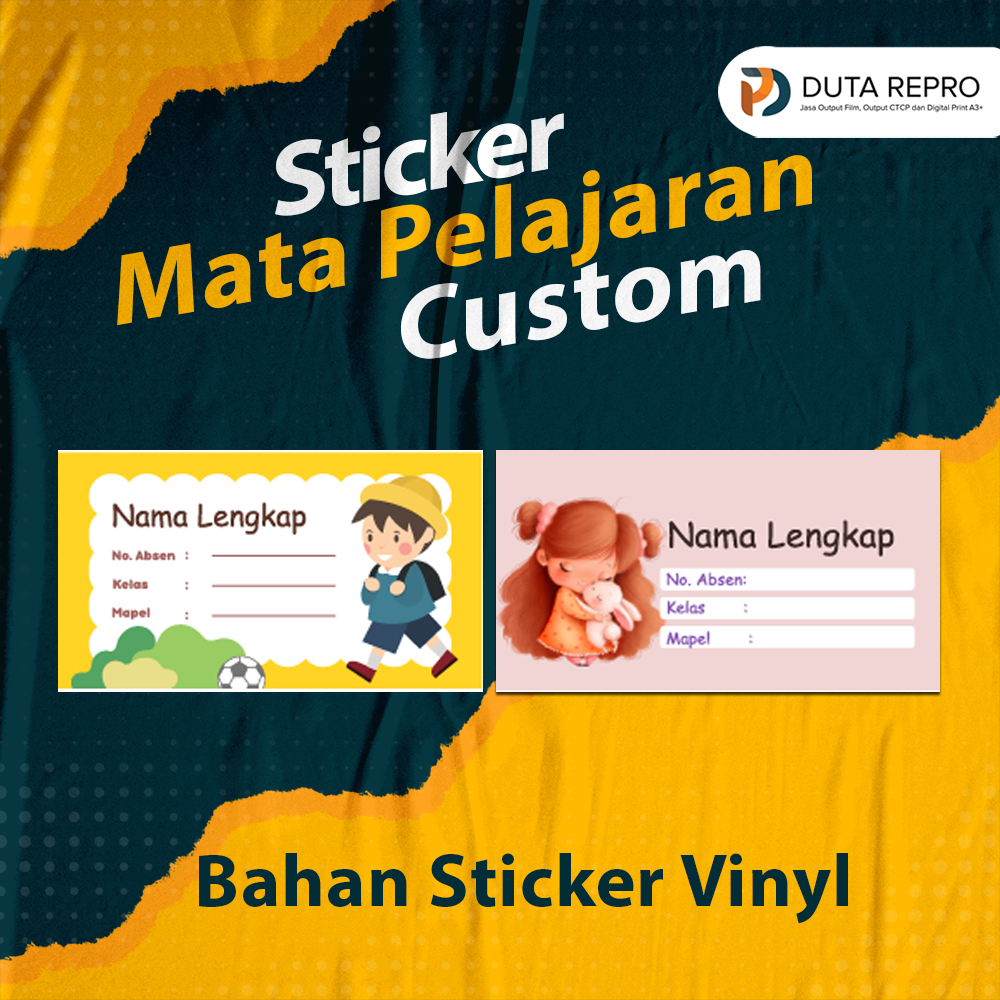 Jual STIKER MATA PELAJARAN CUSTOM / STIKER LUCU / STIKER MAPEL / STIKER ...