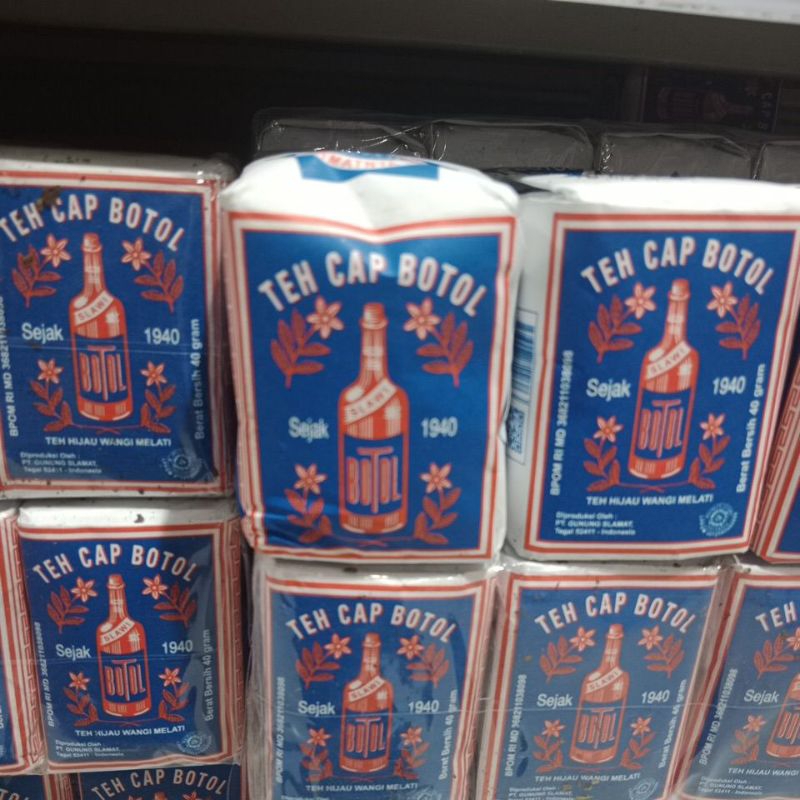 Jual Teh cap botol biru 40 gram | Shopee Indonesia