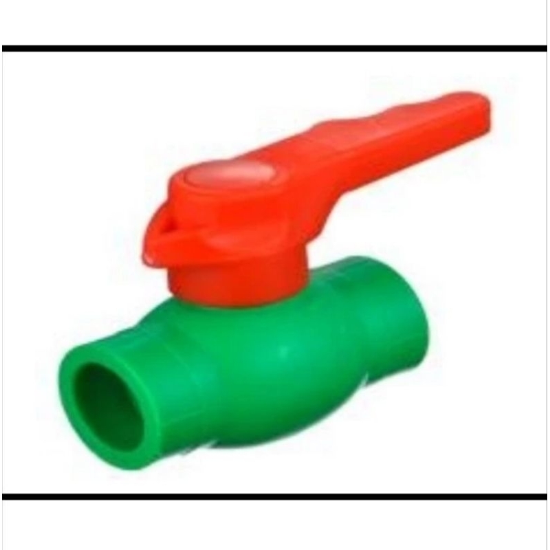 Jual BALL VALVE BALLVALVE STOP KRAN PPR PIPA HIJAU 20 MM 20MM ATAU 1/2 ...