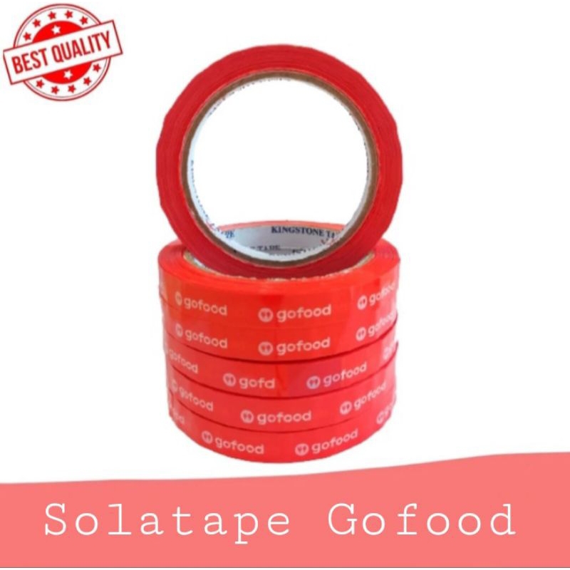 Jual Paket Hemat isolasi Solatape Solasi Safety food GOFOOD isi 12 24 ...