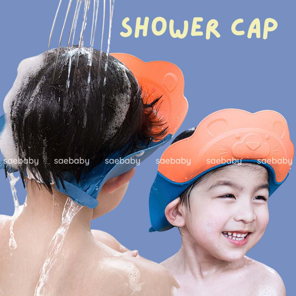 Jual Topi Mandi Keramas Anak Bayi Balita Baby Shower Cap Mahkota ...