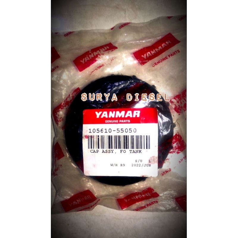 Jual cap assy fuel fo tank mesin diesel yanmar original asli ori tutup ...