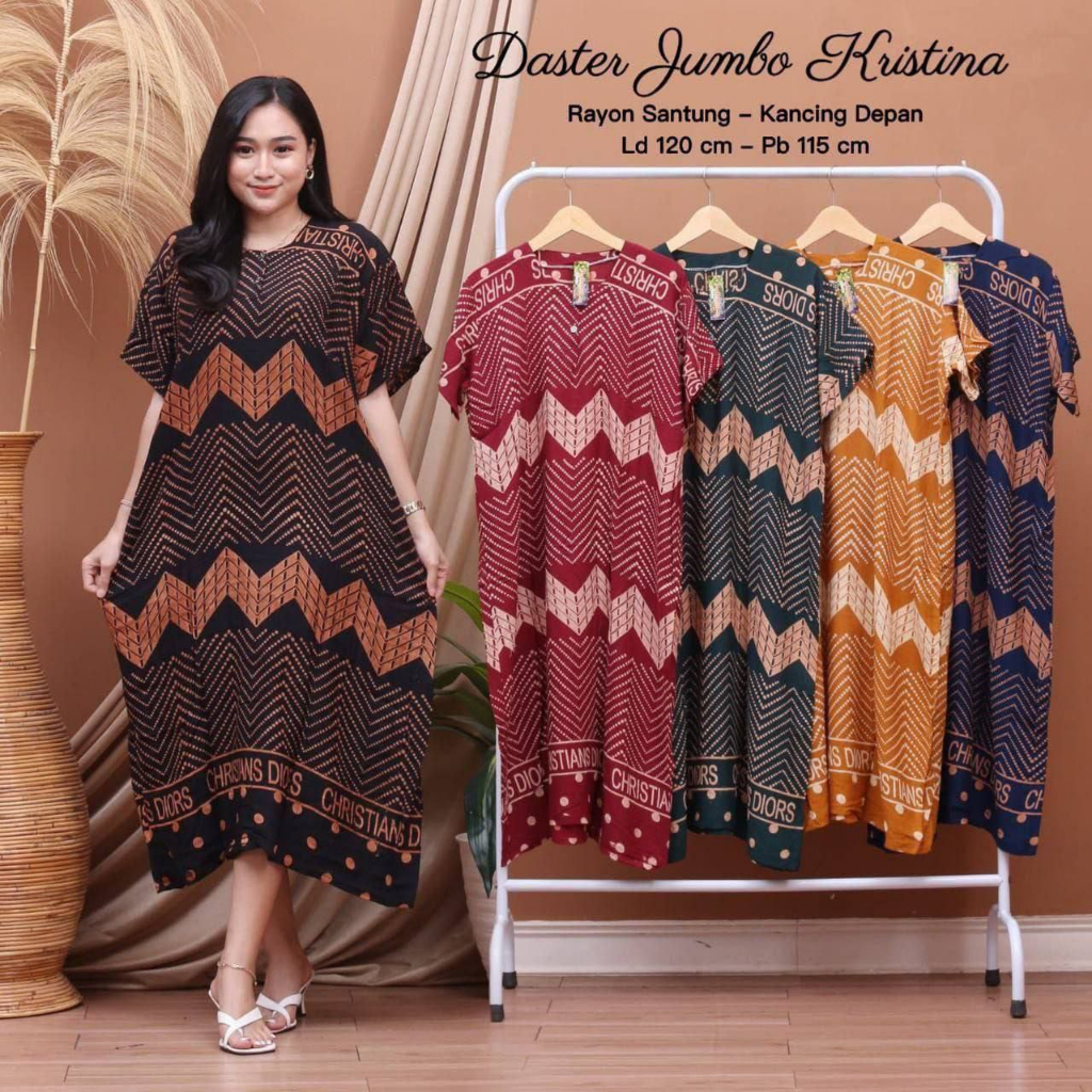 Jual GROSIR DASTER JUMBO LD 120 BUSUI KANCING DEPAN | Shopee Indonesia