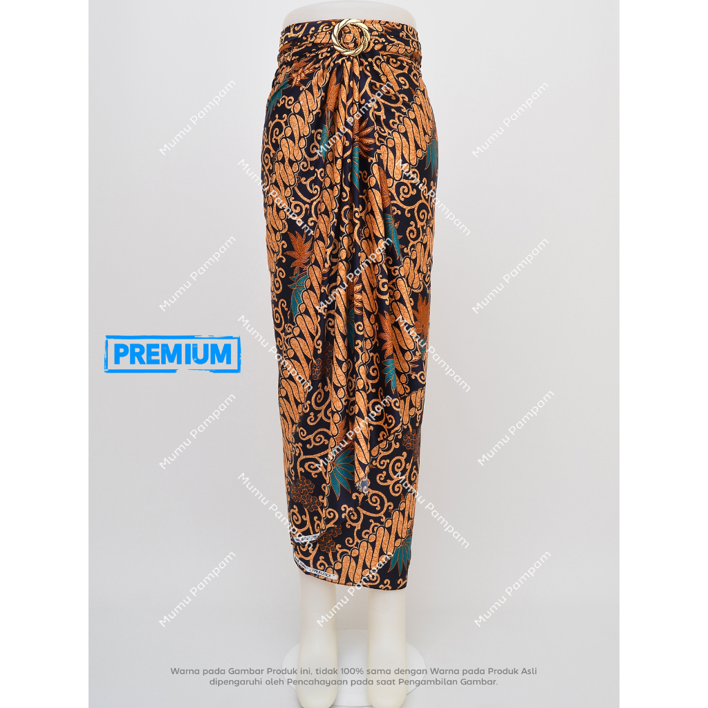 Jual Kain Lilit Bawahan Kebaya Wisuda Batik Modern Wanita Rok Plisket ...
