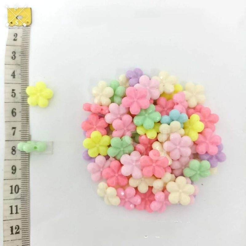 Jual manik mote bunga (isi 20 gram ) | Shopee Indonesia