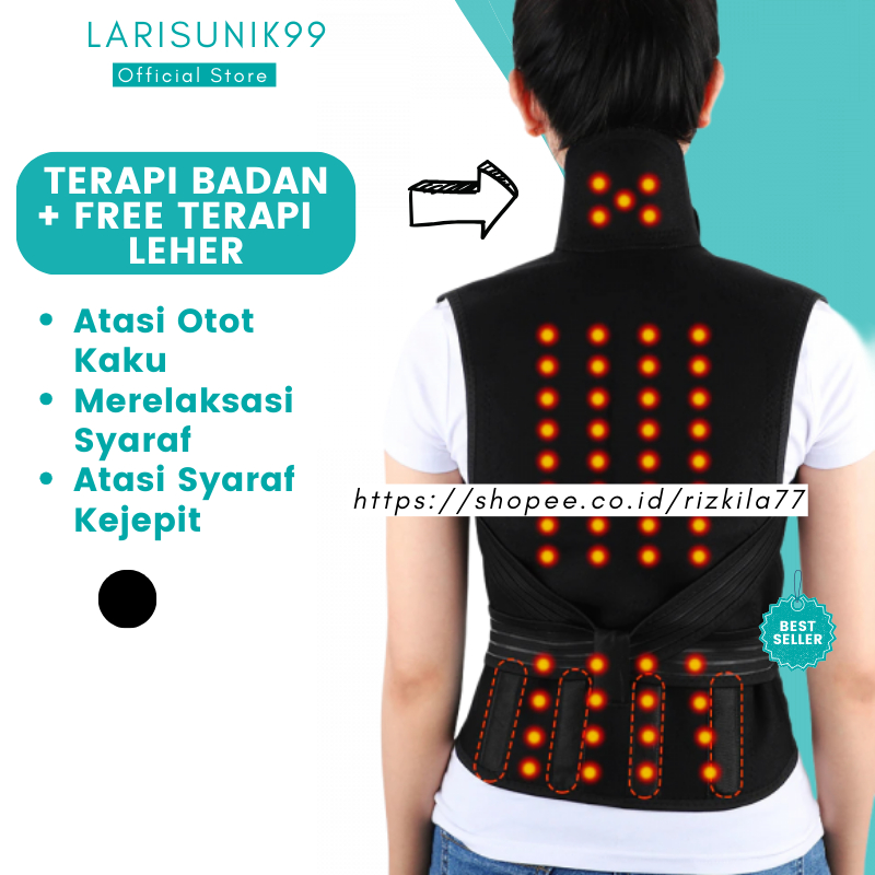 Jual Rompi Terapi Panas Kesehatan Tubuh Magnetic Terapi Punggung Bahu ...