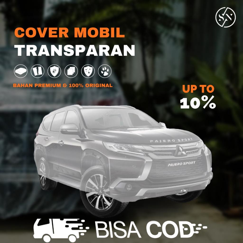 Jual COVER MOBIL TRANSPARAN TEBAL 50/80 MIKRON PAJERO SPORT XPANDER ...