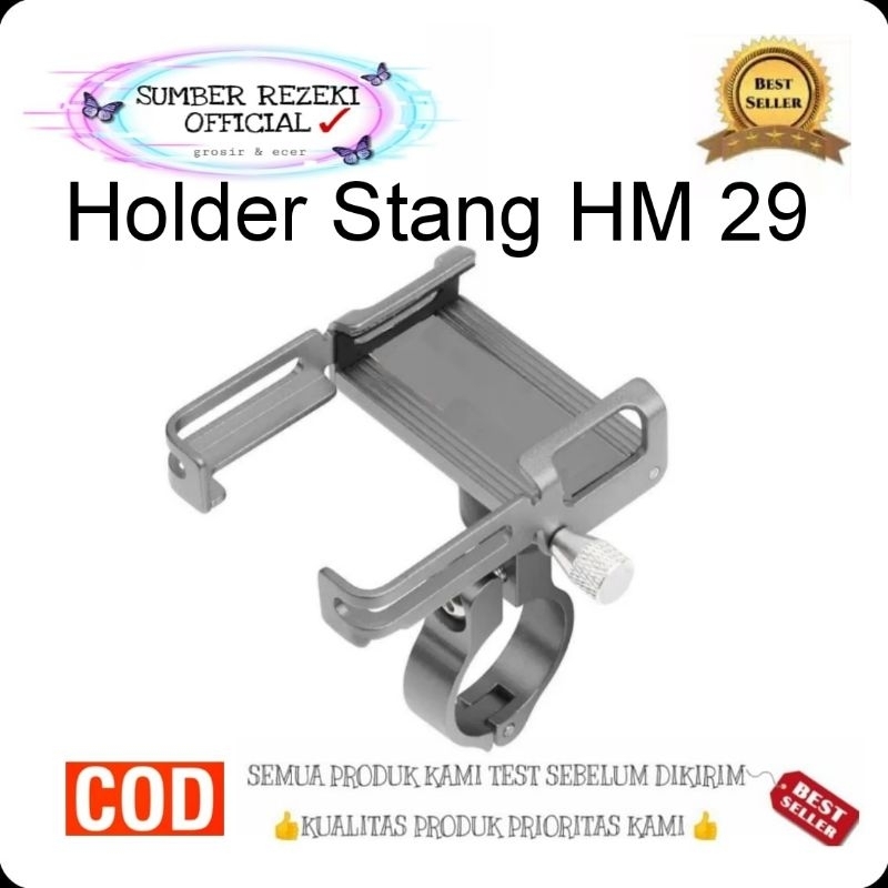 Jual SR - Holder Hp Di Motor Stang HM 29 Full Besi / Holder Sepeda ...
