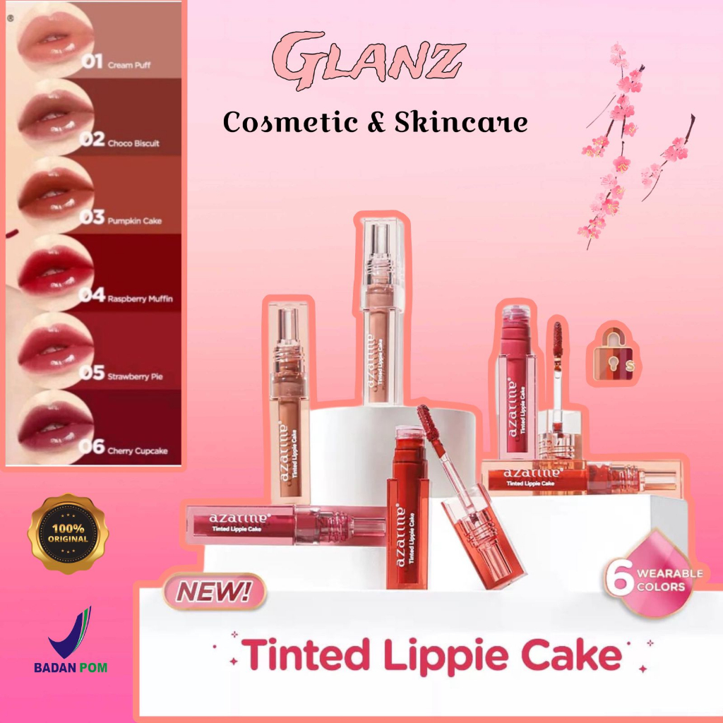 Jual AZARINE - LIPTIN TINTED LIPPIE CAKE ALL VARIAN 2.9ml X REDVELVET ...
