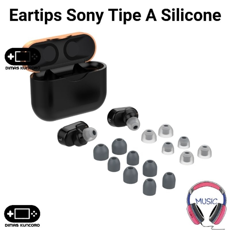 Jual Eartips Sony Tipe A silicone silikon wf 1000xm5 1000xm4 1000xm3 ...