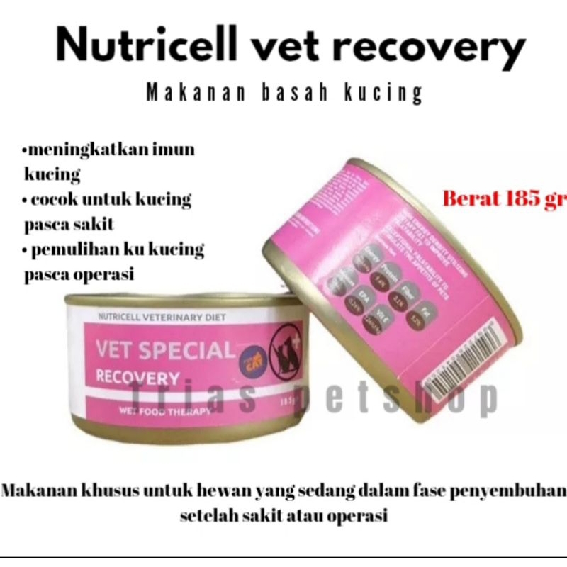 Jual NUTRICELL VET RECOVERY/PET SPECIAL RECOVERY/PET SPECIAL NUTRICEL ...
